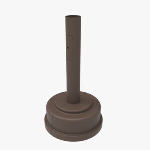 20 ft Round Galvanized Steel Pole: Sturdy and Weather-Resistant