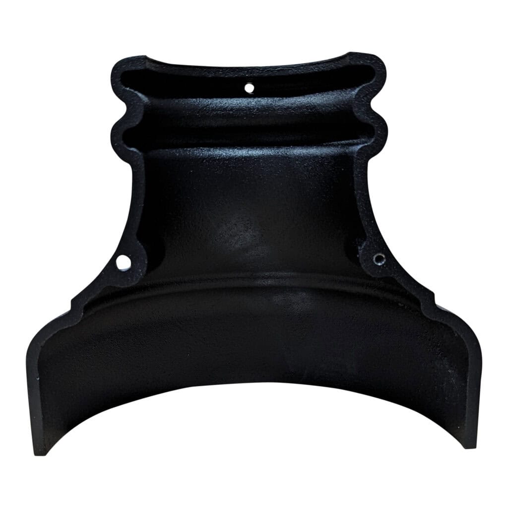 Mini Mainz Clam Shelll Decorative Pole Base Cover Aluminum - Black ...